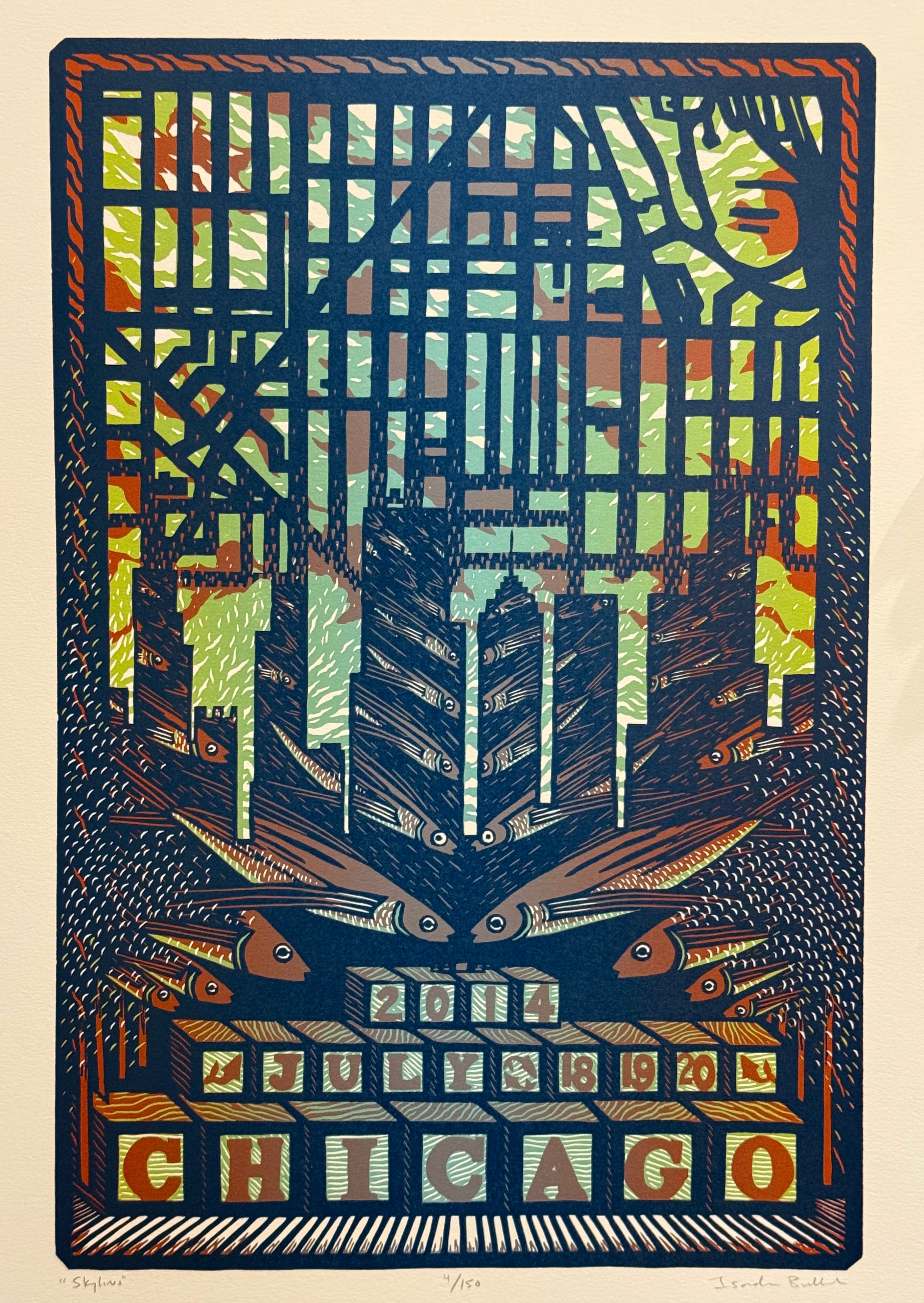 "Skylines" - Chicago 2014 – Isadora Bullock Ink